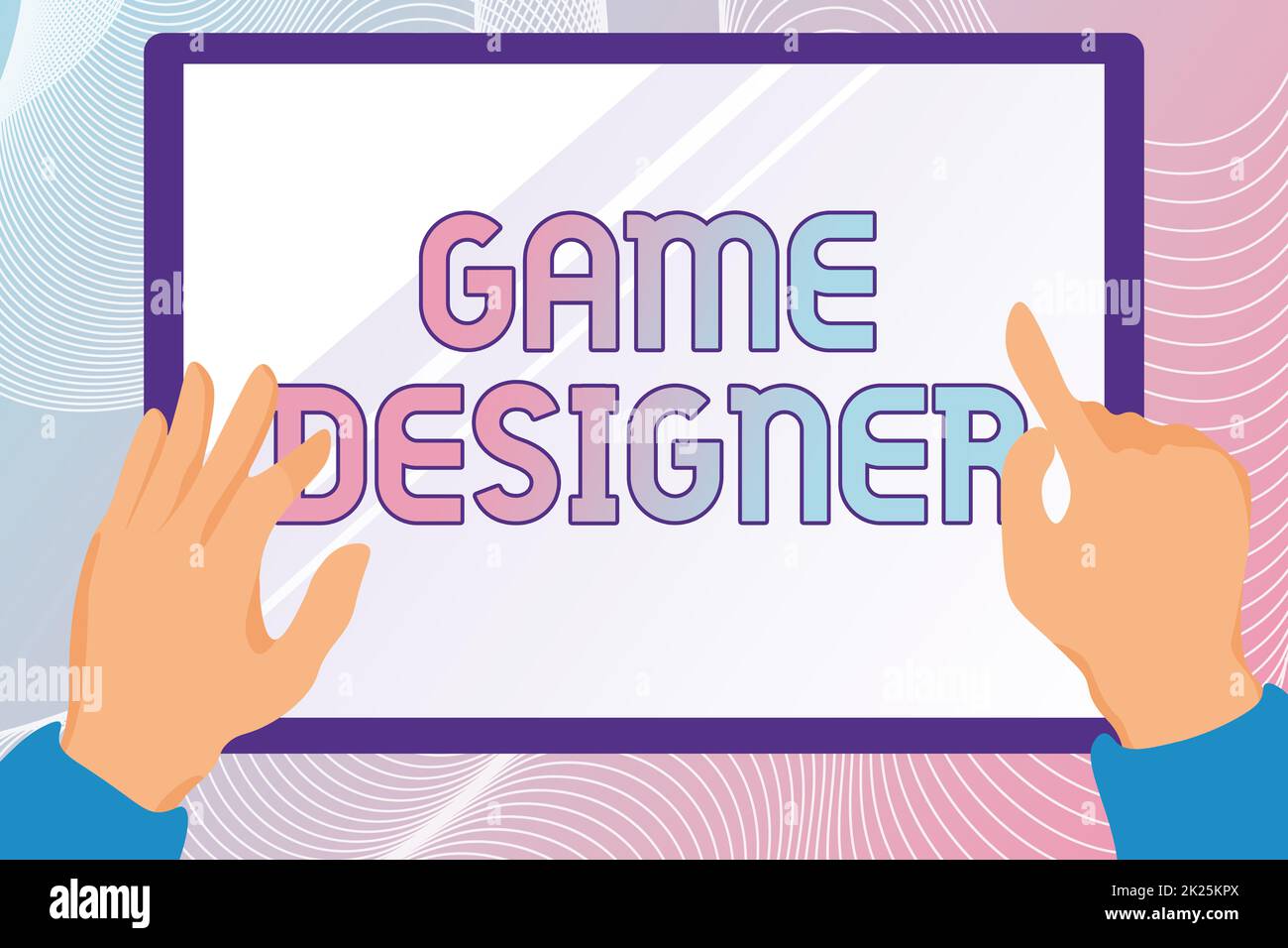 Writing displaying text Game Designer. Business showcase Campaigner Pixel Scripting Programmers ...