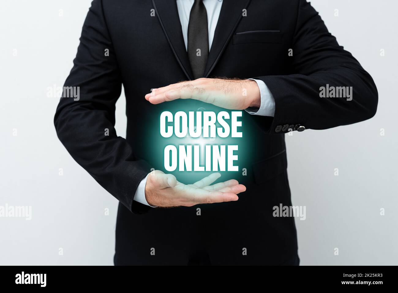 Handwriting text Course Online. Business approach eLearning Electronic ...