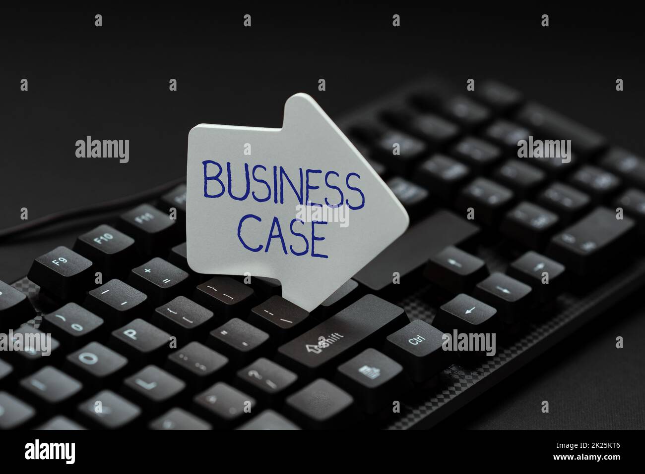 Text showing inspiration Business Case. Conceptual photo Proposition ...