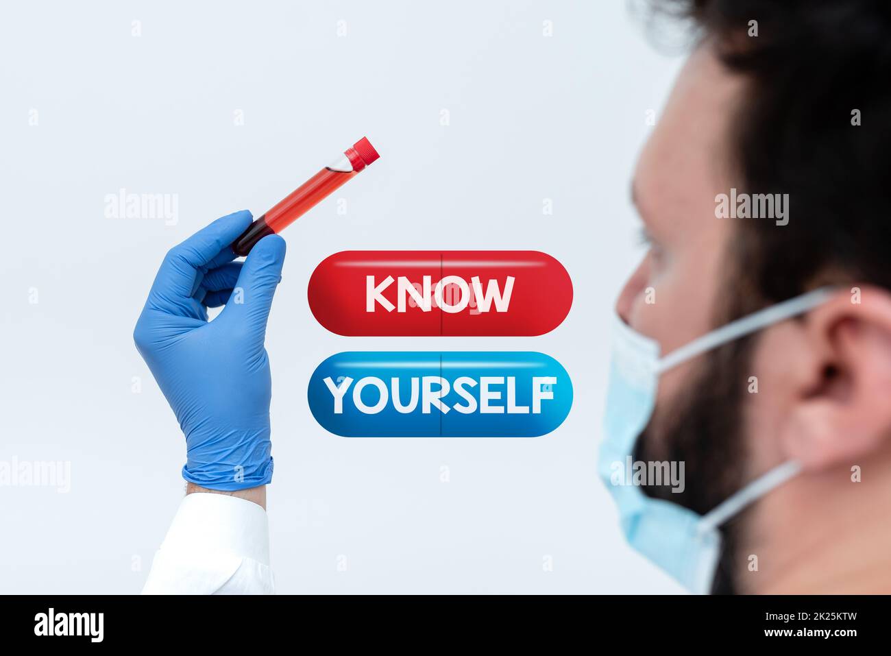 Handwriting text Know Yourself. Internet Concept Find You Understanding ...