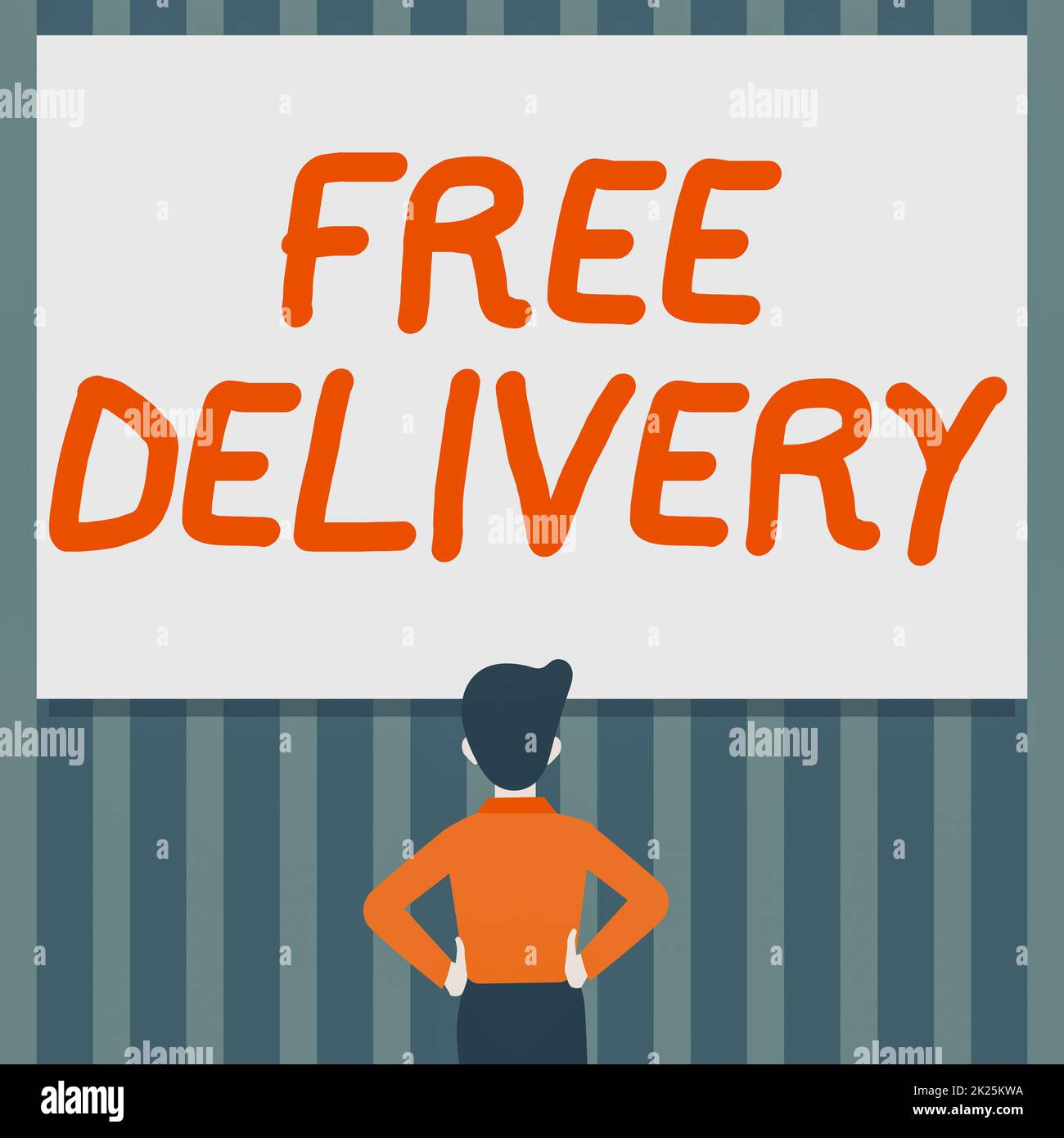 Conceptual caption Free Delivery. Concept meaning Shipping Package ... Conceptual caption Free Delivery. Concept meaning Shipping Package ...