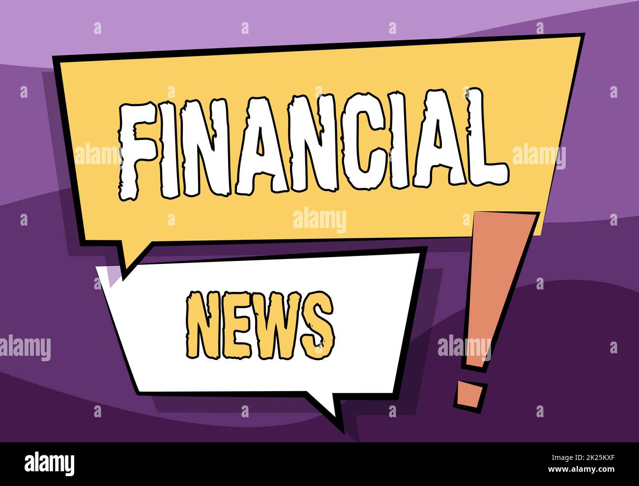 Text sign showing Financial News. Internet Concept Investment banking ...