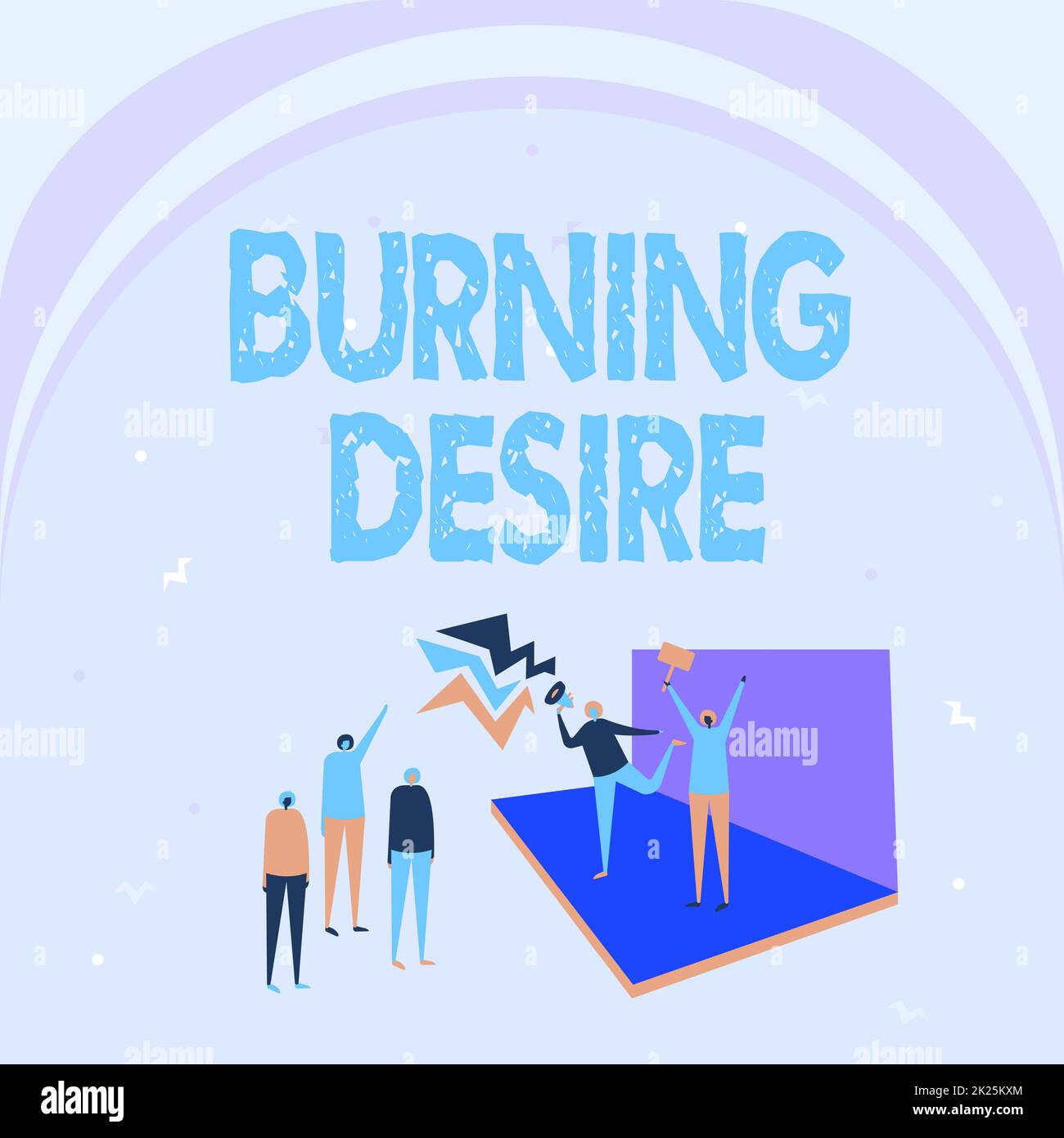 Text caption presenting Burning Desire. Internet Concept Extremely ...