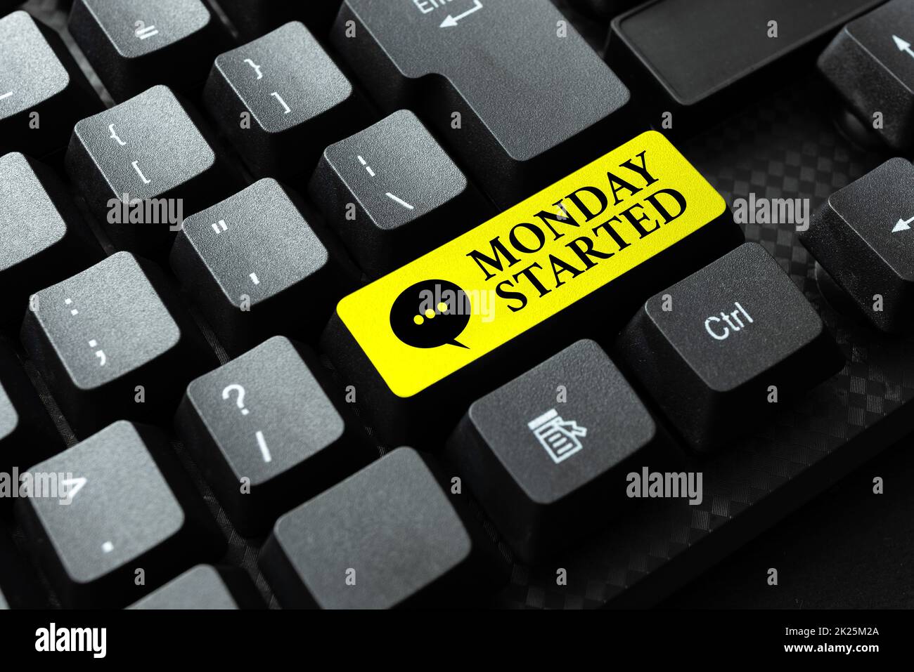 Happy monday motivational sign on hi-res stock photography and images ...