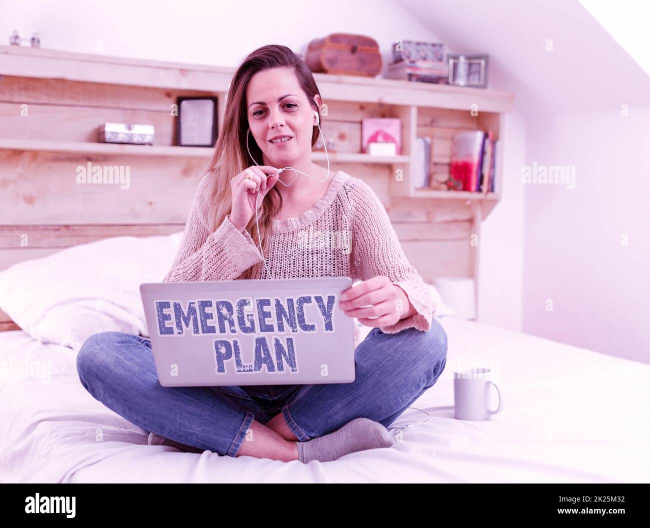 Hand writing sign Emergency Plan. Business idea Procedures for response ...