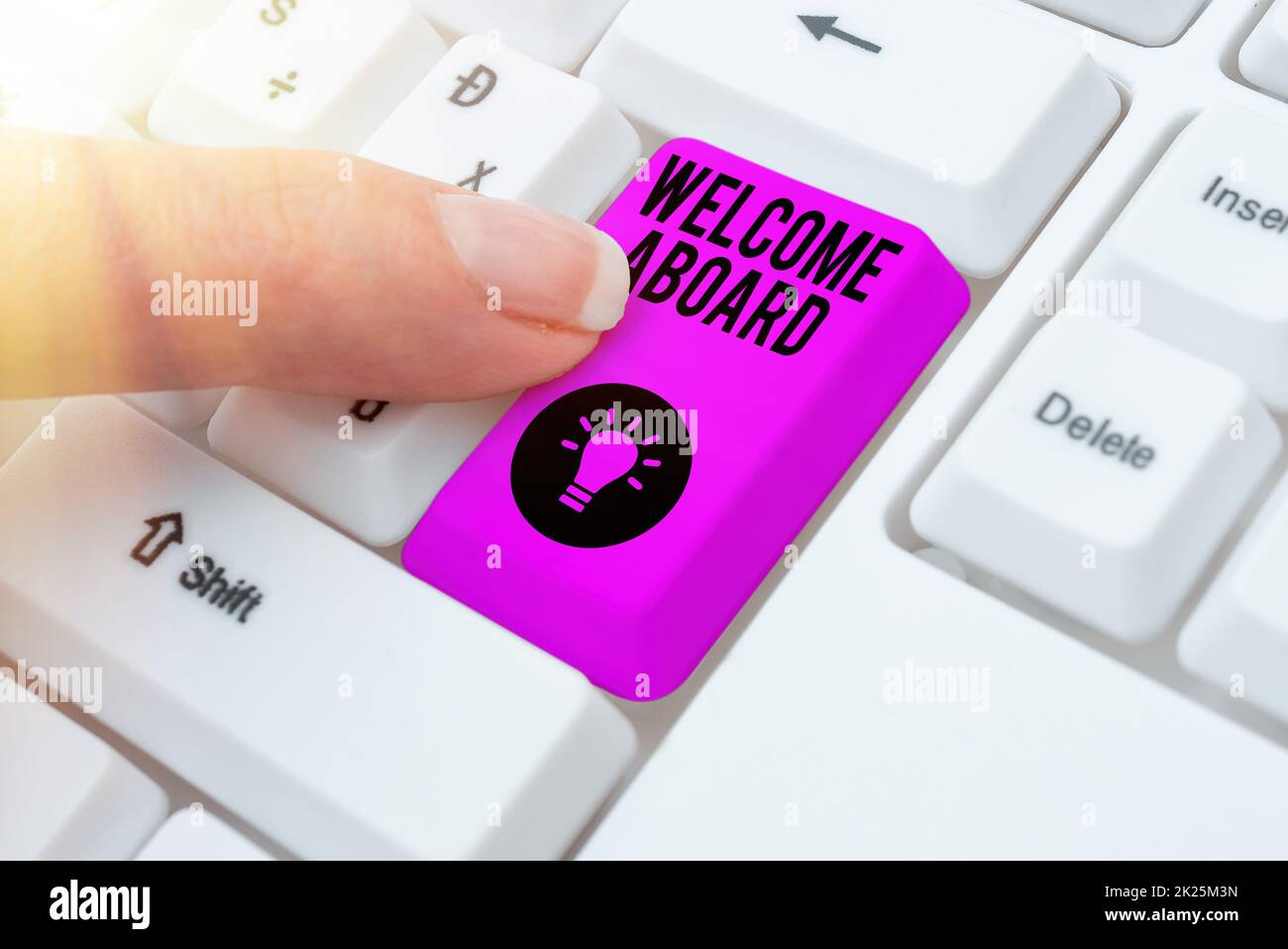 Inspiration showing sign Welcome Aboard. Business overview Expression ...