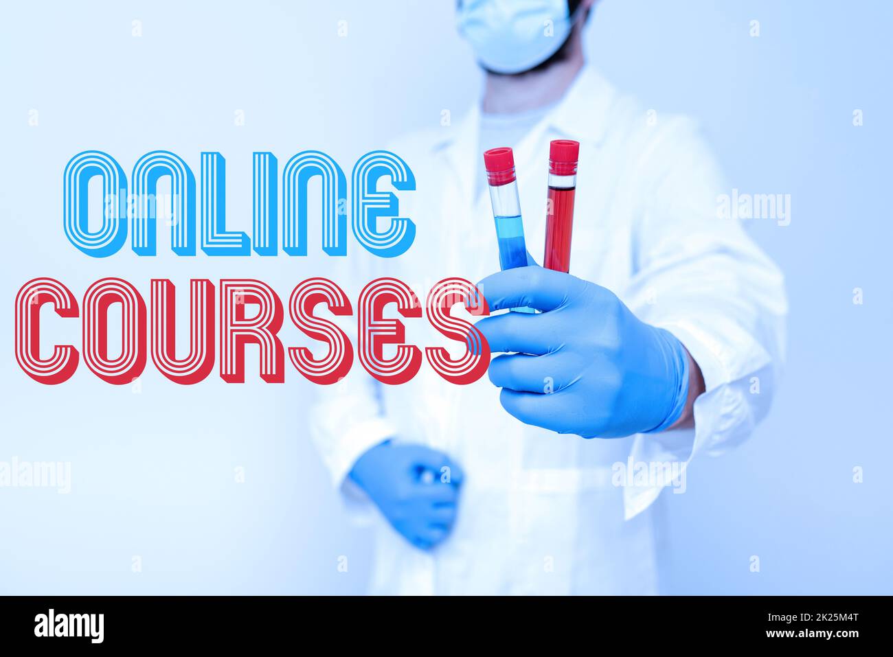 Inspiration showing sign Online Courses. Word Written on ...