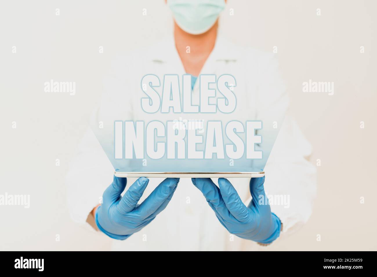Text caption presenting Sales Increase. Business showcase Grow your ...