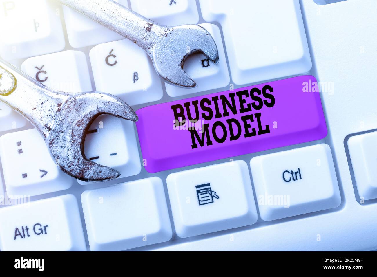 Handwriting text Business Model. Business showcase Identifying revenue ...