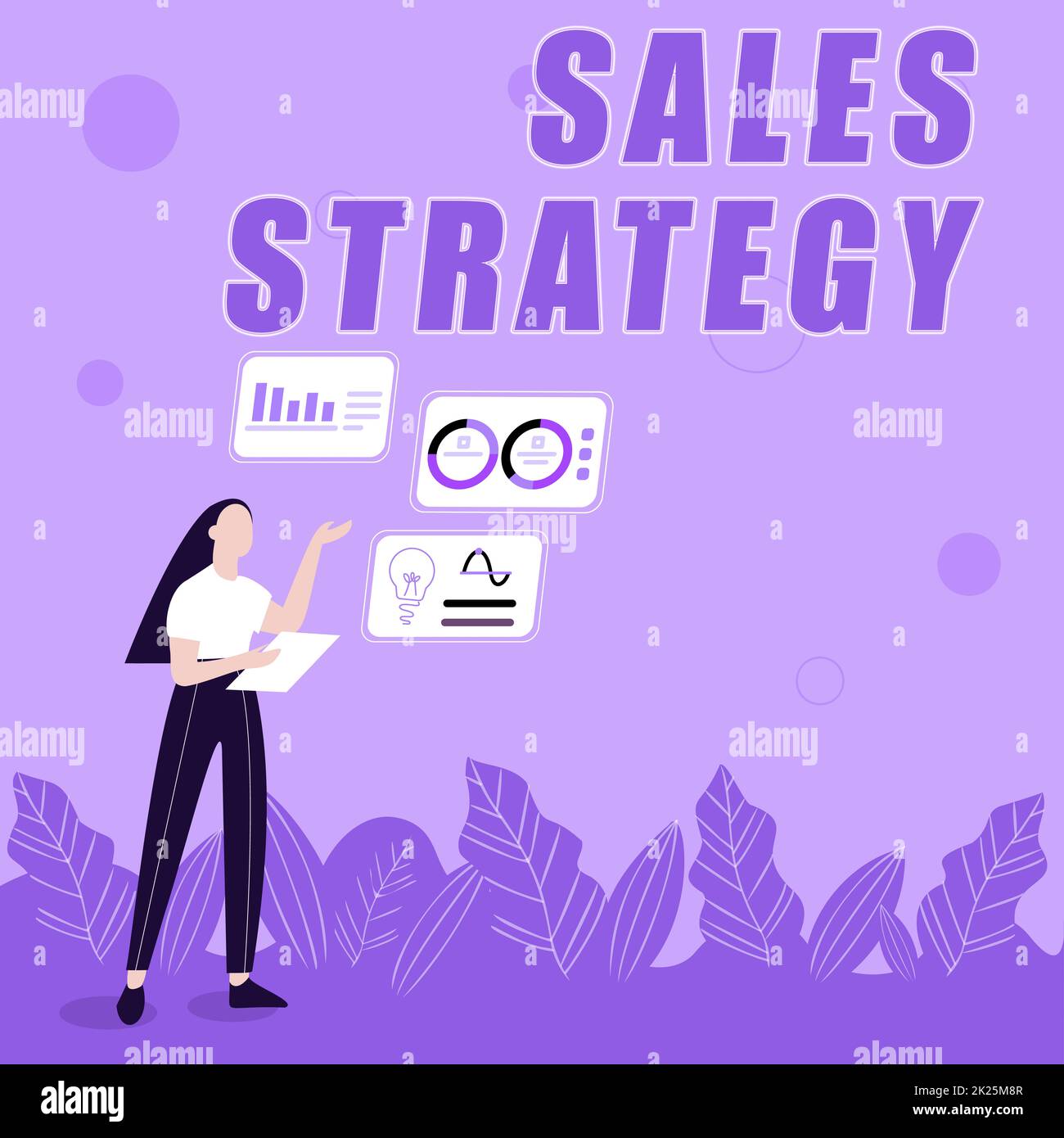 Text showing inspiration Sales Strategy. Business overview Plan for ...