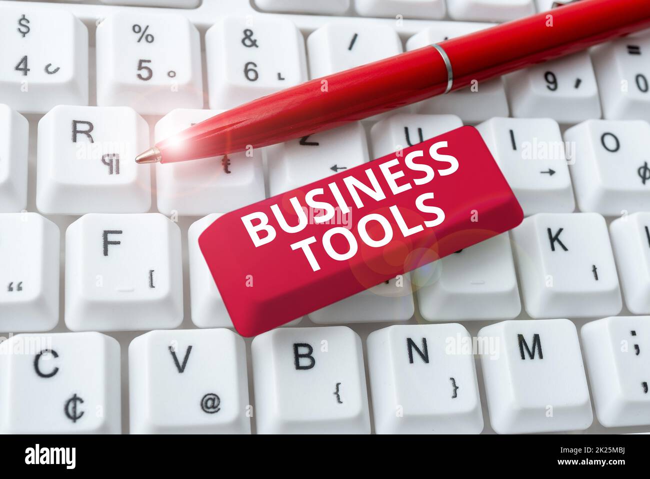 Sign displaying Business Tools. Conceptual photo Marketing ...