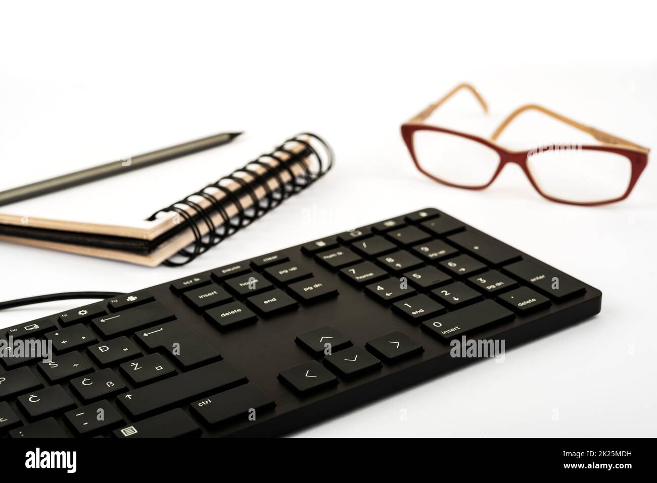 Computer Keyboard And Symbol.Information Medium For Communication ...