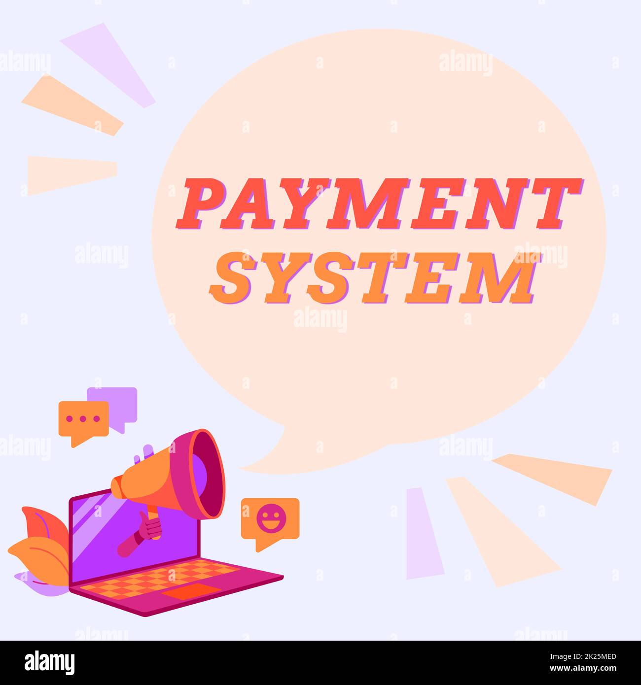 Hand writing sign Payment System. Internet Concept Compensation Scheme ...