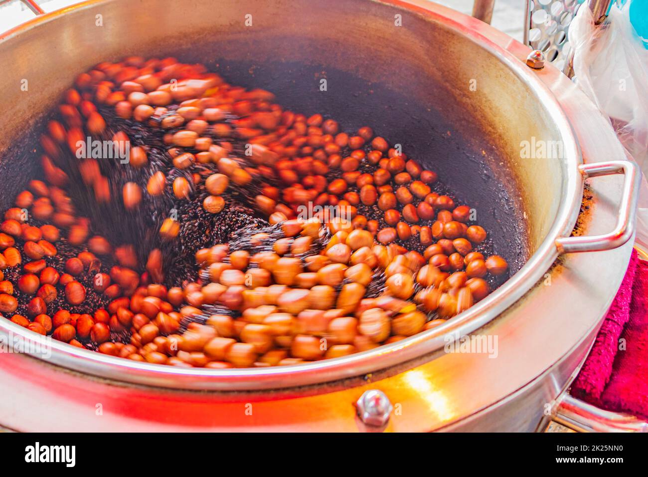 Thai Chinese street food seeds nuts China Town Bangkok Thailand Stock ...
