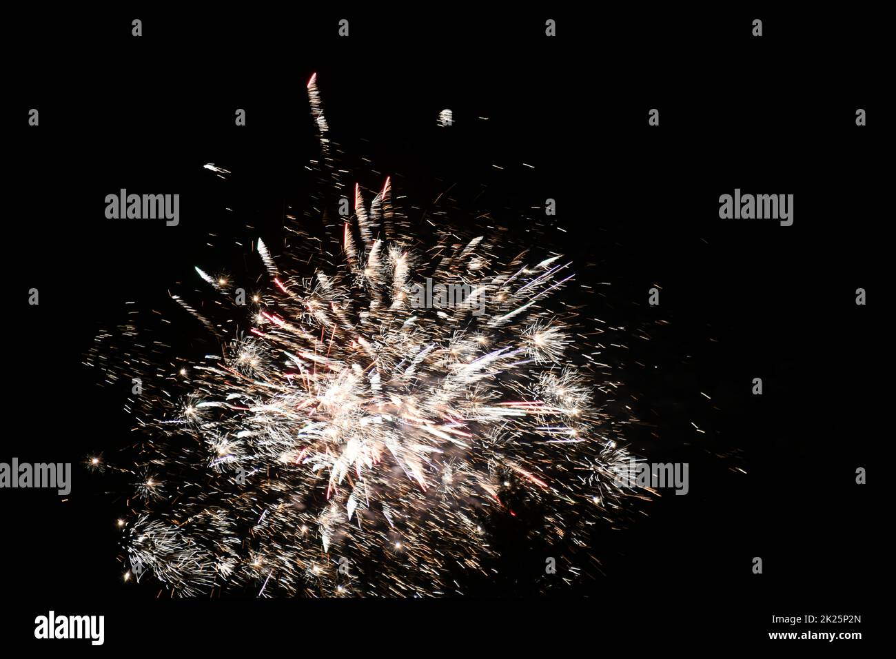 Fireworks in the Spanish sky, Alicante Province, Costa Blanca, Spain ...