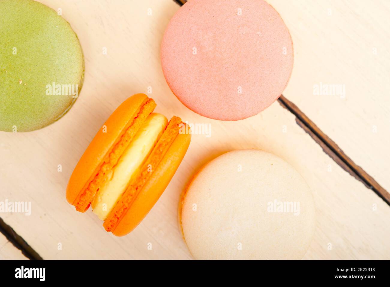 colorful french macaroons Stock Photo - Alamy