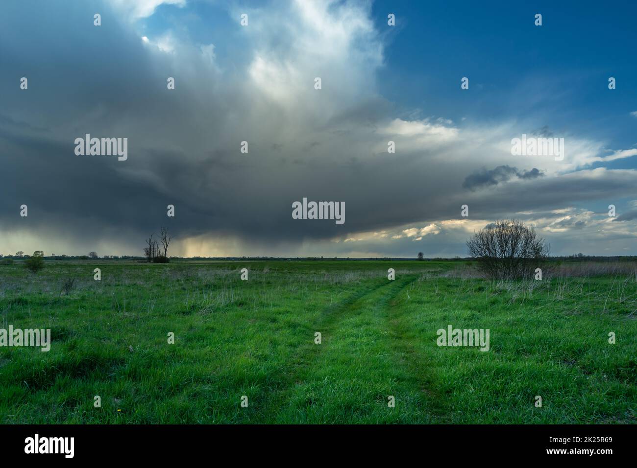 Rain cloud above dark hi-res stock photography and images - Alamy