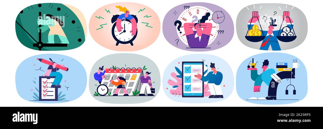 Overwhelmed people Cut Out Stock Images & Pictures - Alamy