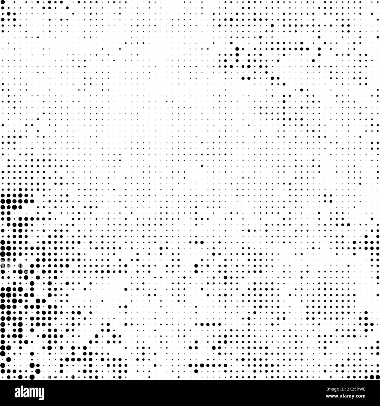 Halftone Pattern. Set of Dots. Dotted Texture on White Background ...