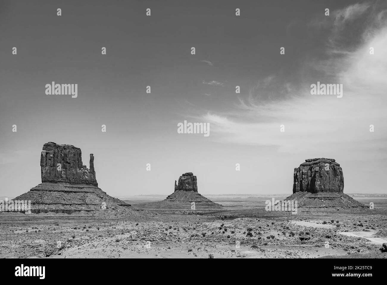scenic butte landscape in Monument Valley Stock Photo - Alamy
