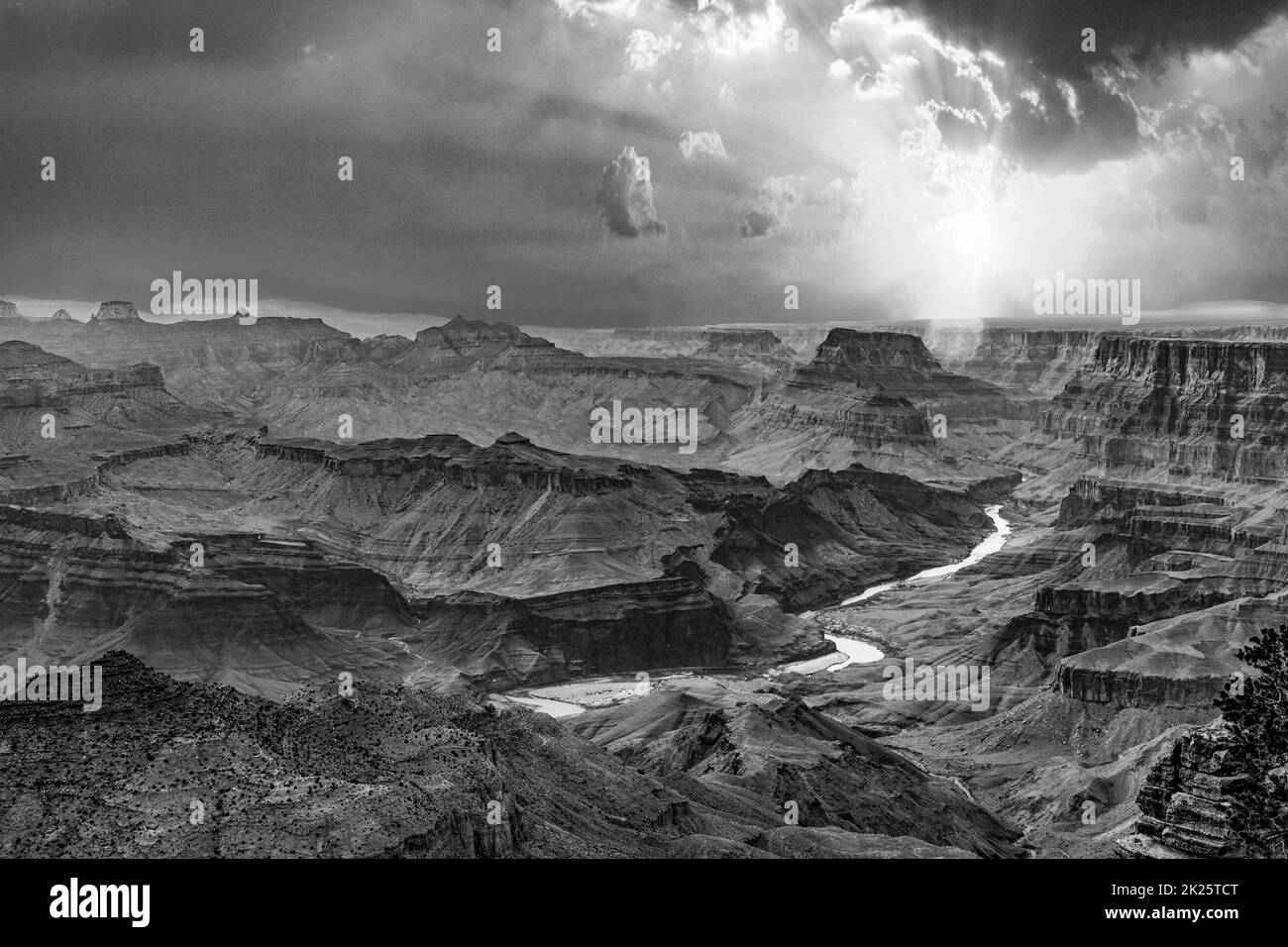 Sunrise at the Grand Canyon seen from Desert View Point Stock Photo - Alamy