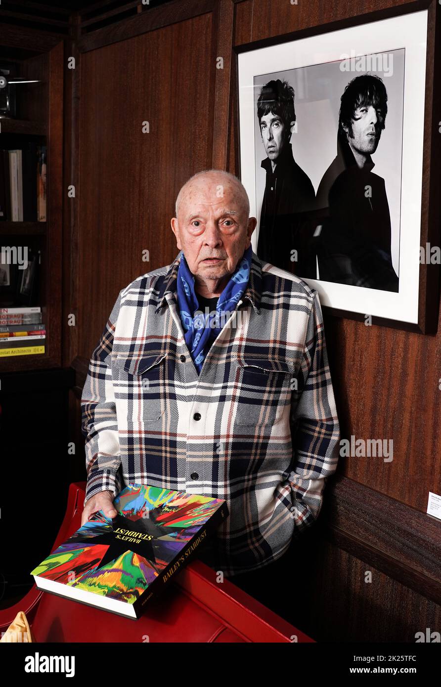 Photographer David Bailey launches his new exhibition Bailey: 'Vision and Sound' at 45 Park Lane ...