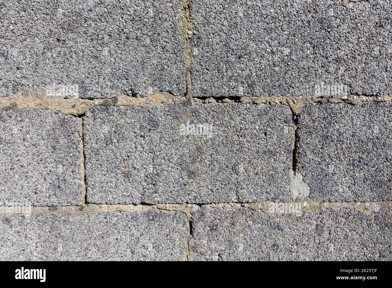 old wall with rough structure made of huge grey bricks Stock Photo - Alamy
