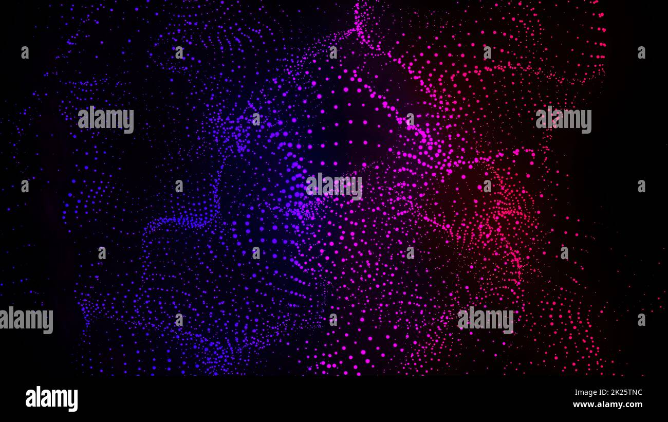 Organic shape from flow particles Stock Photo - Alamy