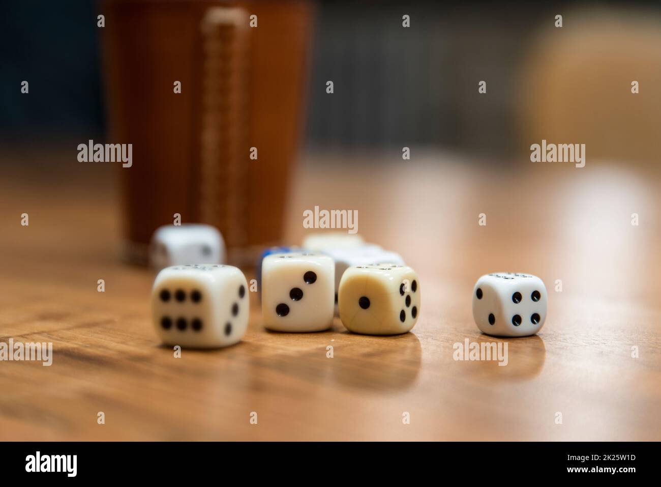 cubes - gambling Stock Photo - Alamy