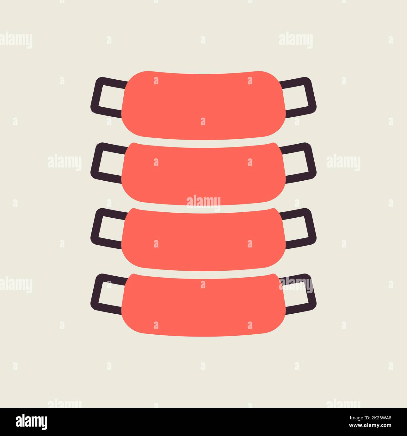 Rib logo design hi-res stock photography and images - Alamy