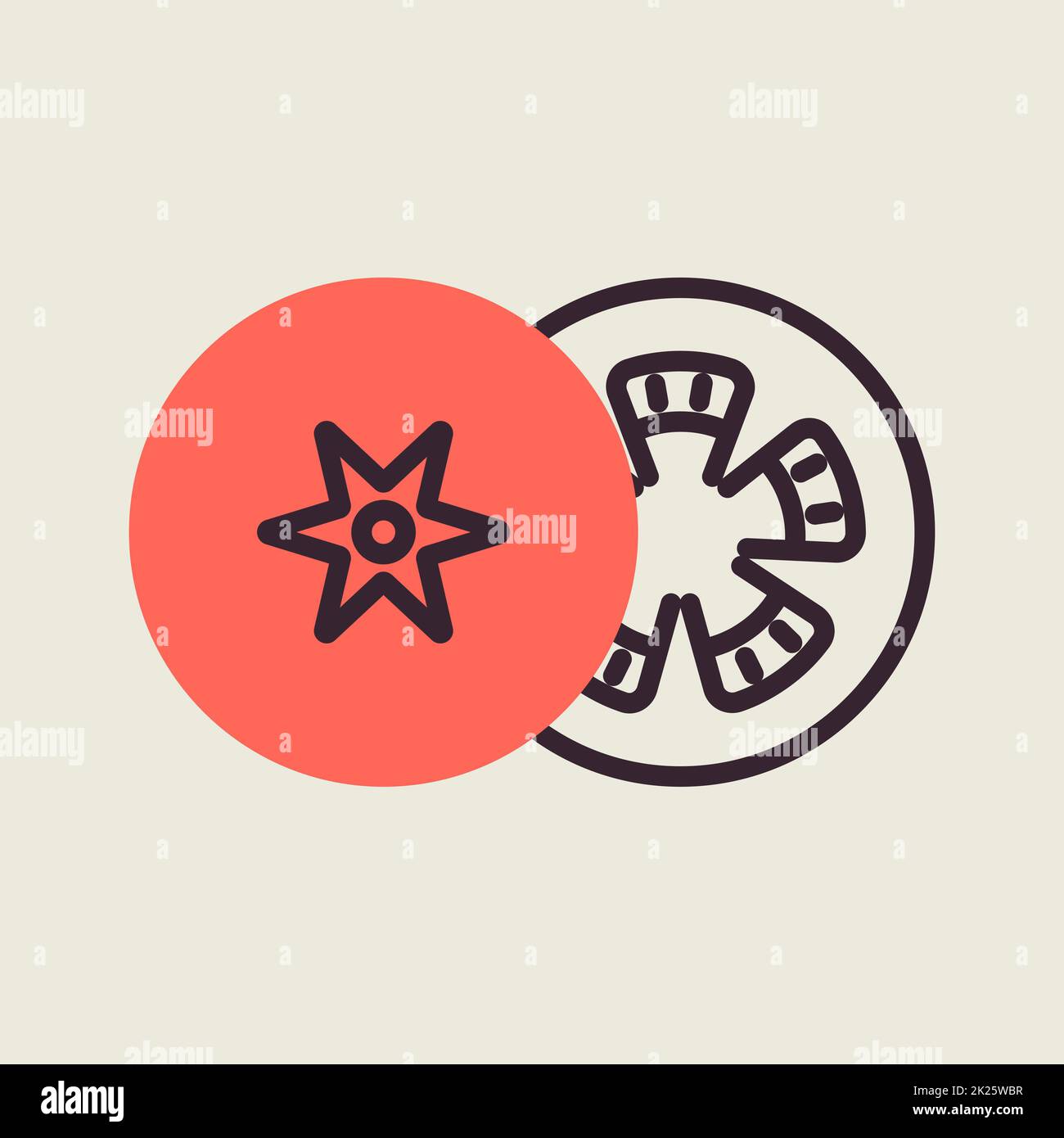 Flat tomato design hi-res stock photography and images - Alamy