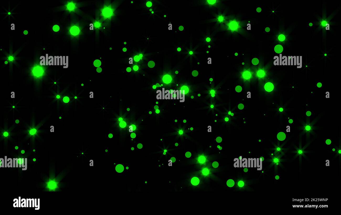 Abstract bright glitter particles in space, computer generated abstract background, 3D rendering ...