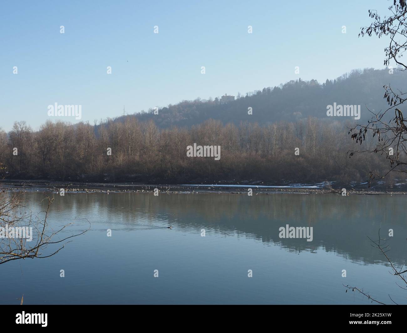 River Po in Chivasso Stock Photo - Alamy
