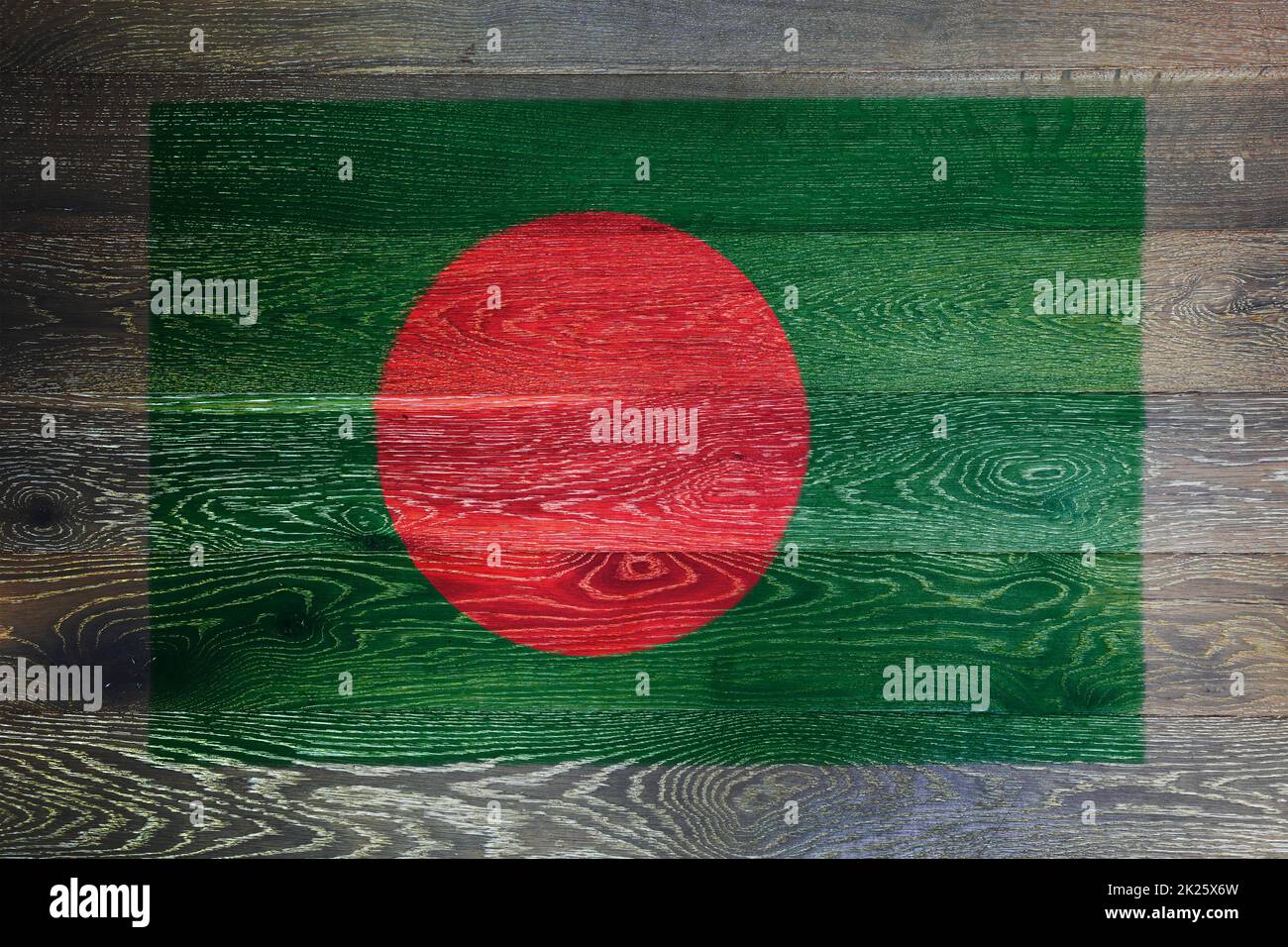 Bangladesh flag on rustic old wood surface background Stock Photo - Alamy