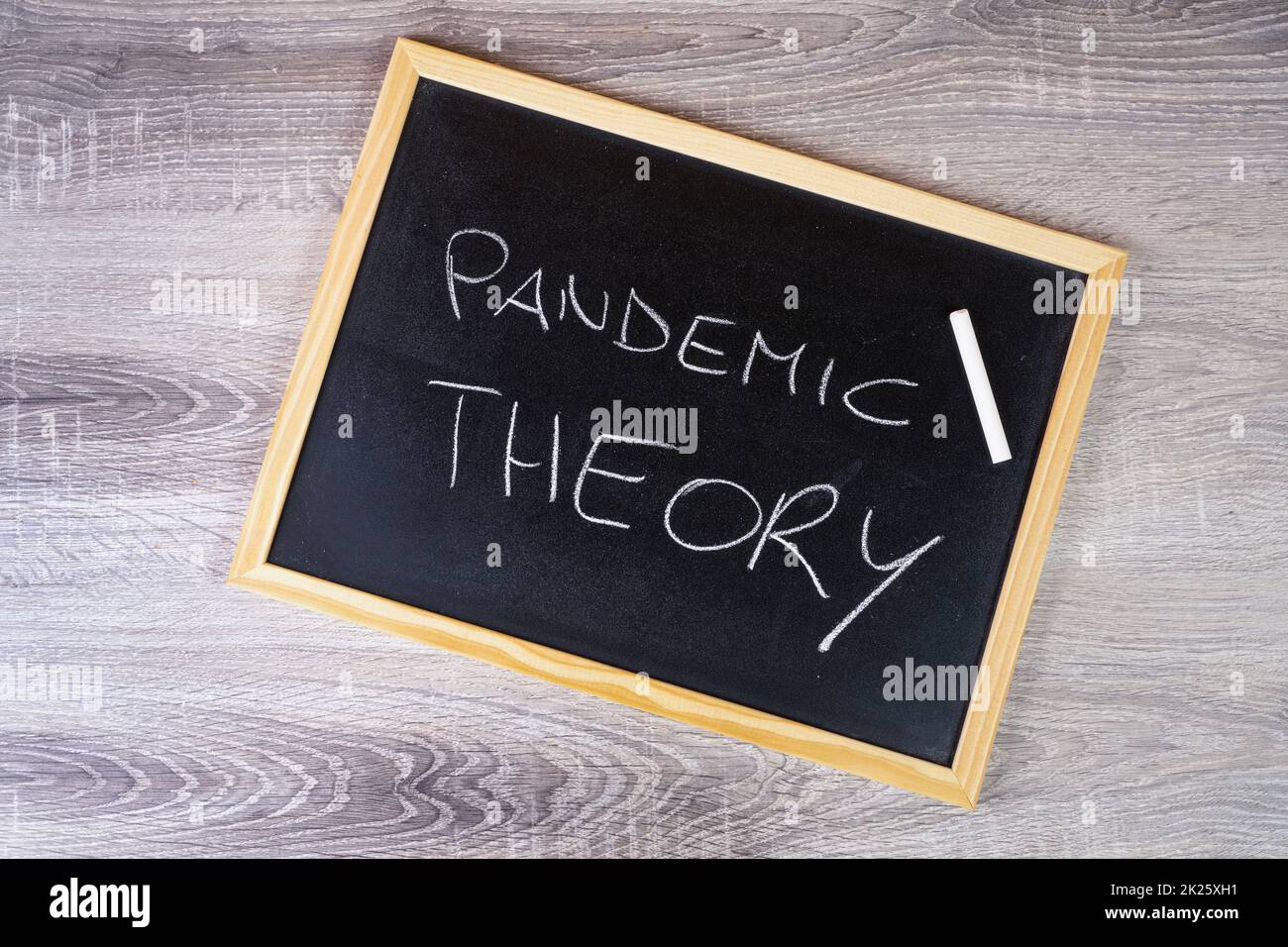 Pantemic theory sign Stock Photo - Alamy