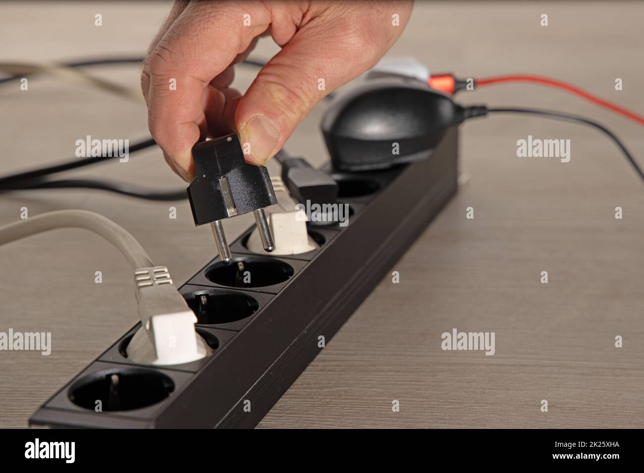 Many plugs hi-res stock photography and images - Alamy