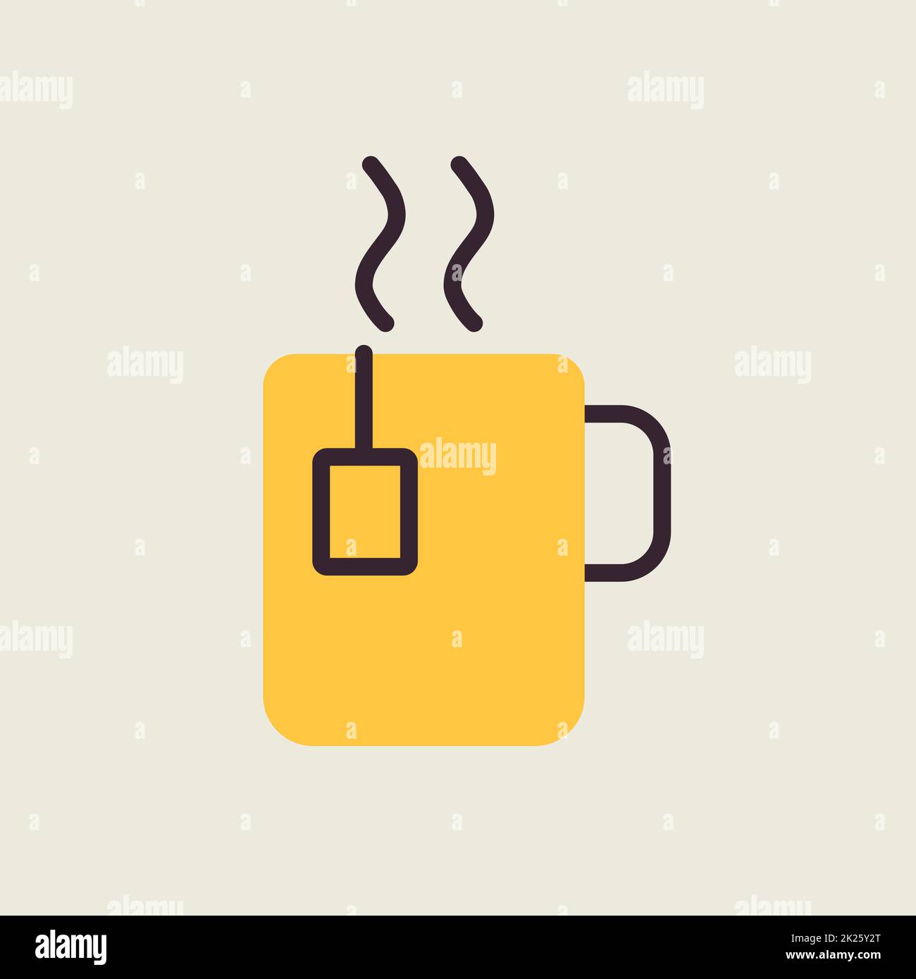 Steam of tea illustration hi-res stock photography and images - Alamy