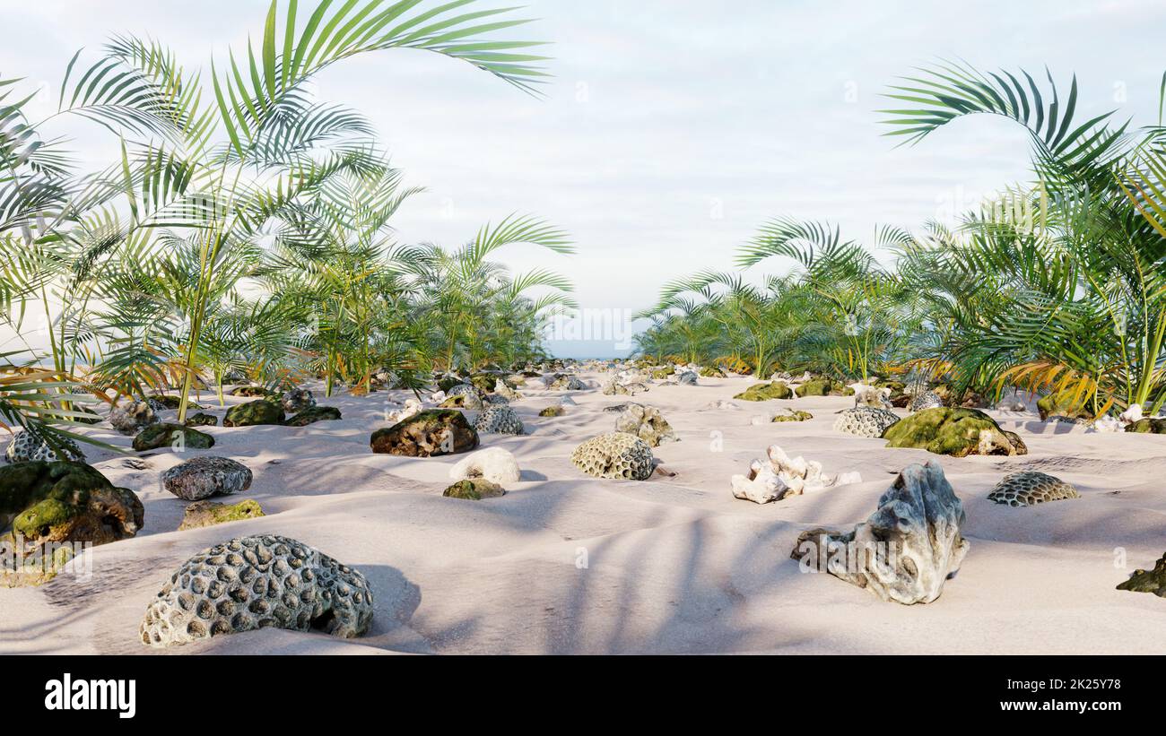 Minimal beach scene hi-res stock photography and images - Alamy