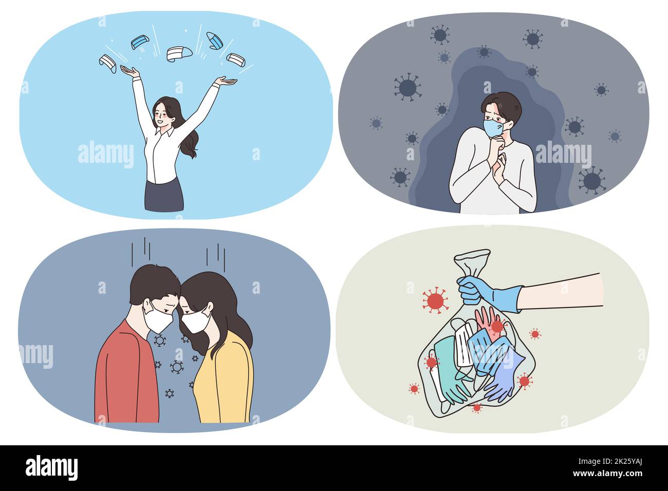 Coronavirus vaccine concept banner Cut Out Stock Images & Pictures - Alamy