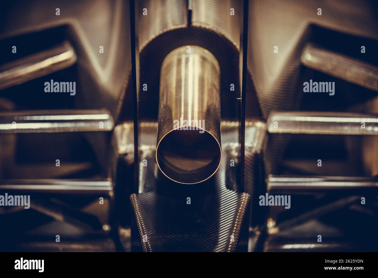 Back black car emission hi-res stock photography and images - Alamy