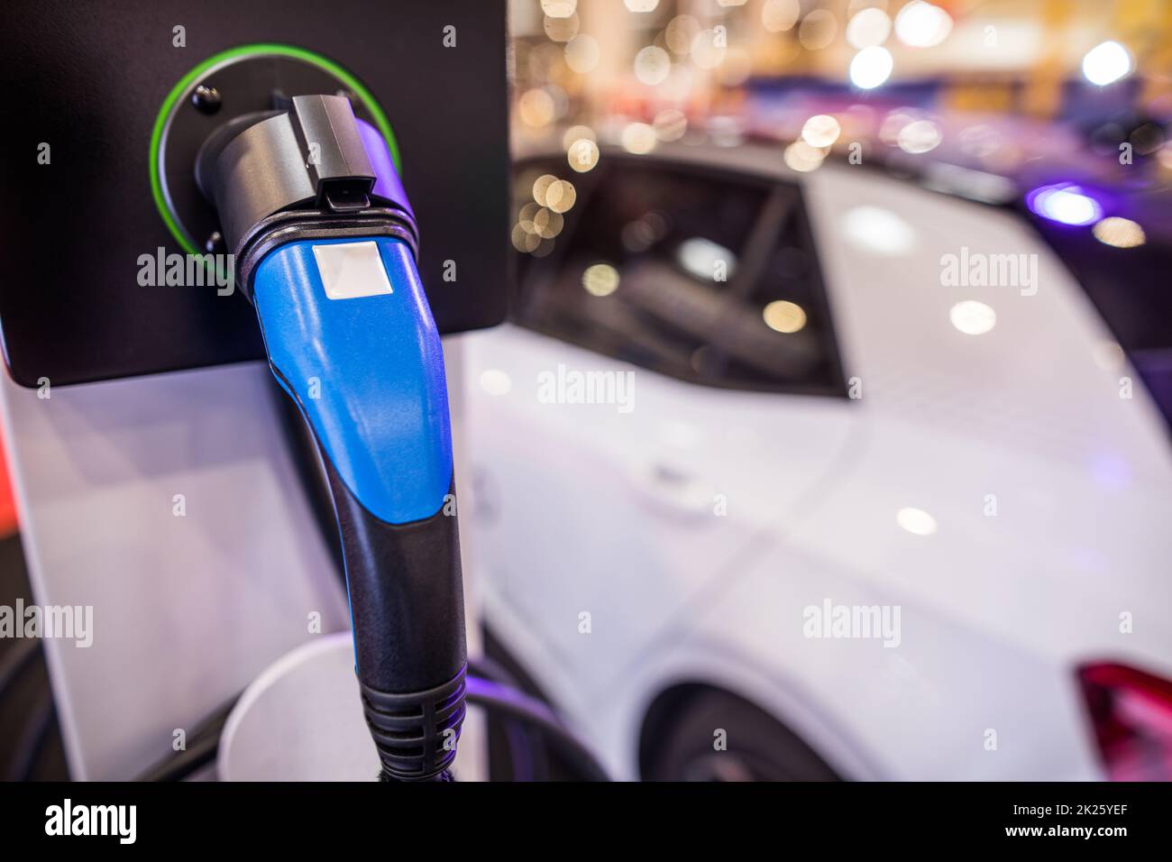 Charging plug for an electric car Stock Photo - Alamy