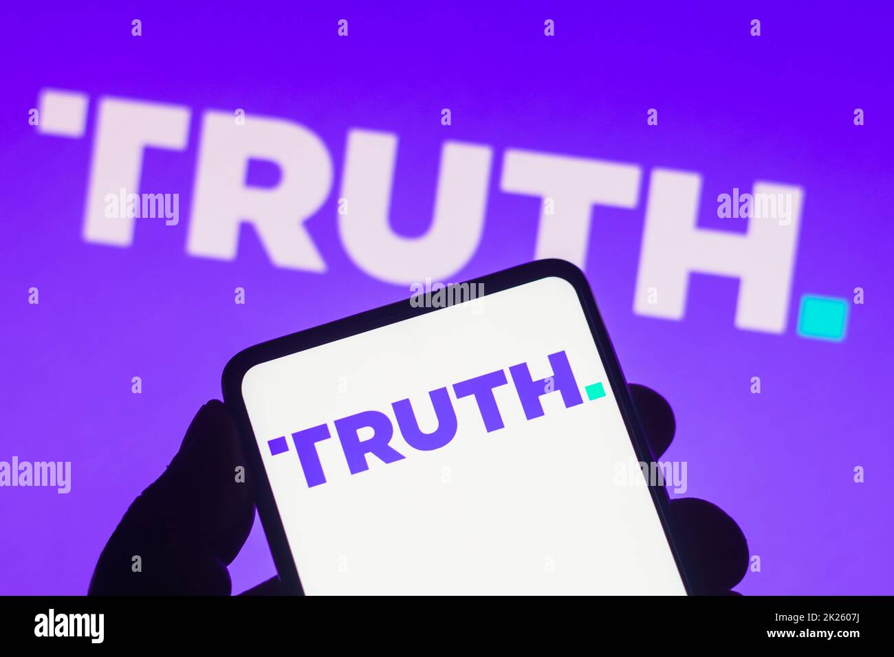 Truth social logo hi-res stock photography and images - Alamy
