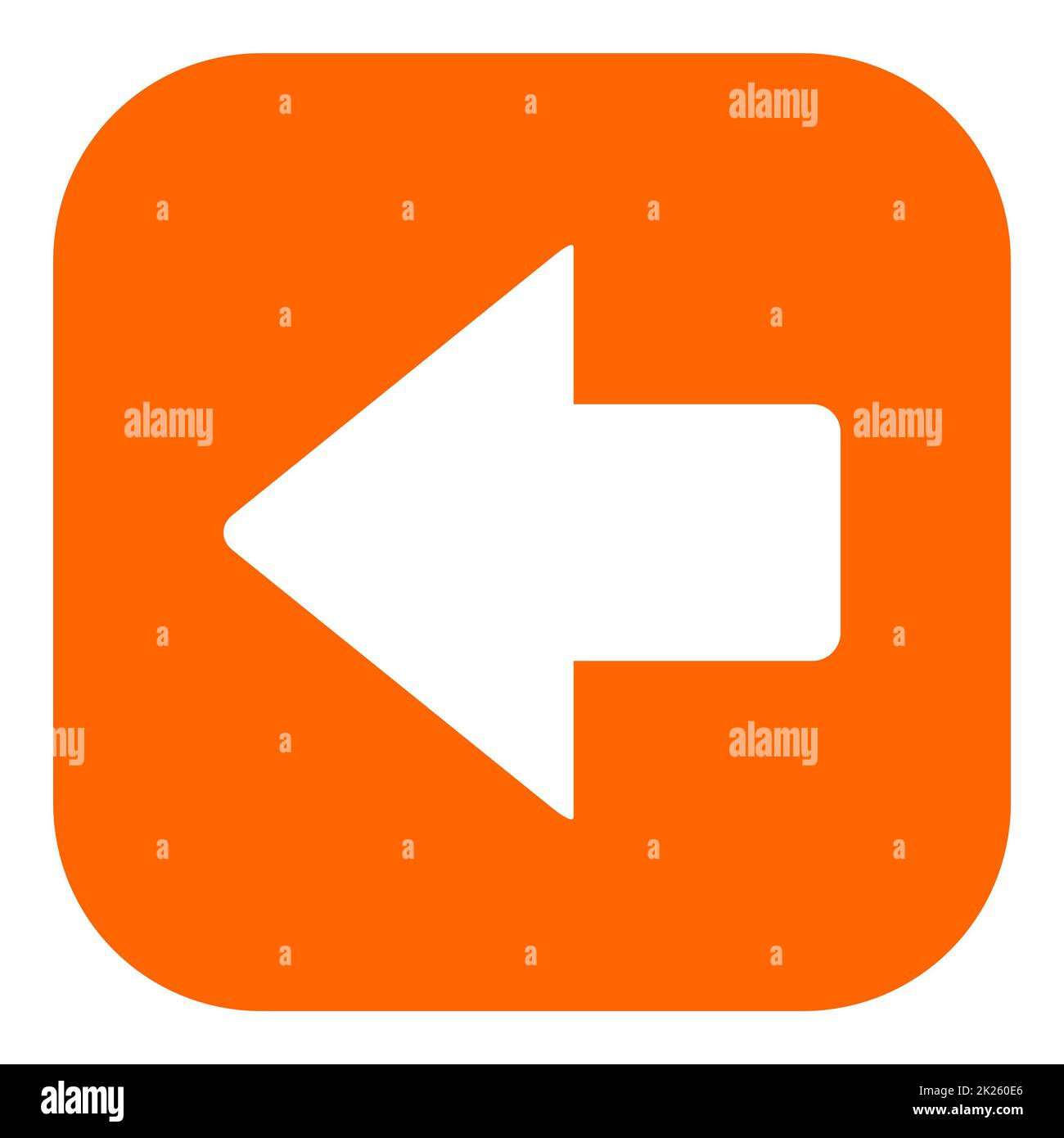 Left arrow and app icon Stock Photo - Alamy