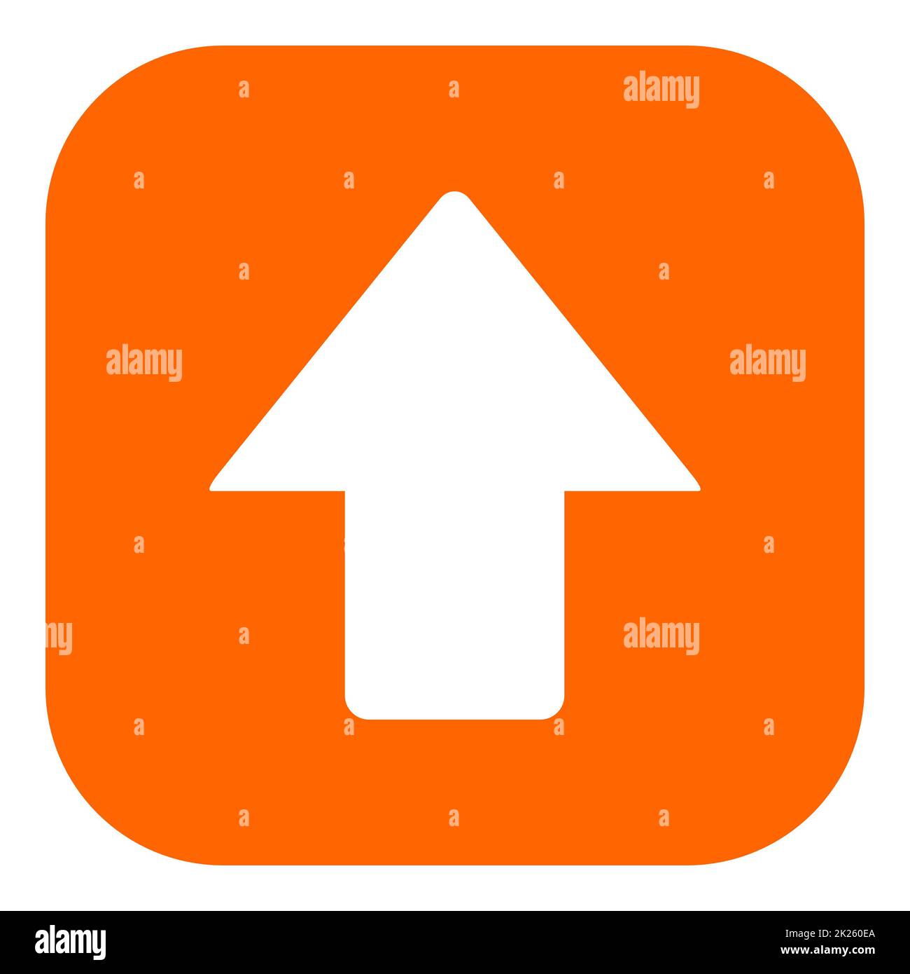 Up arrow and app icon Stock Photo - Alamy