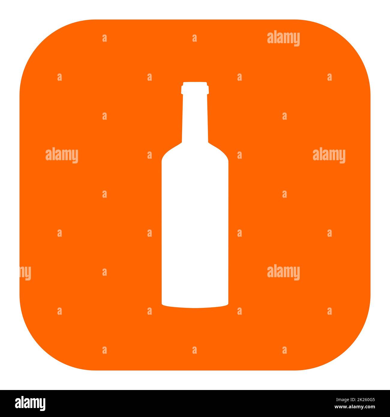 Bottle and app icon Stock Photo - Alamy