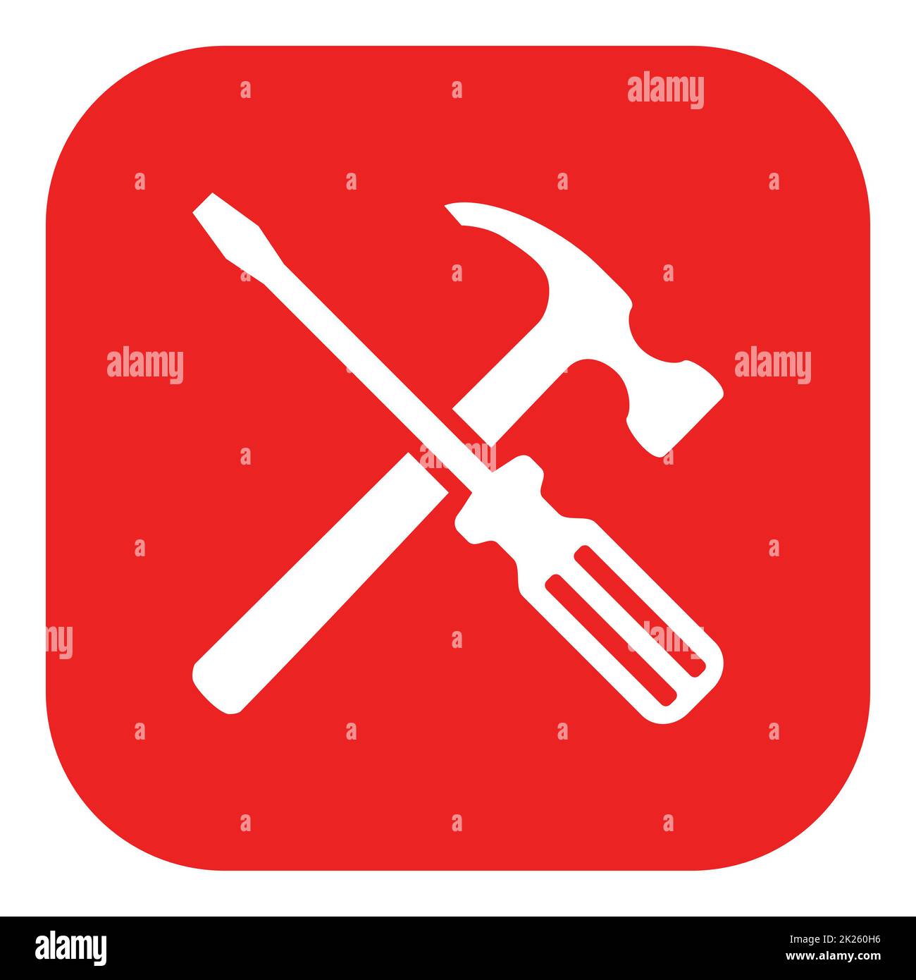 Tools and app icon Stock Photo - Alamy