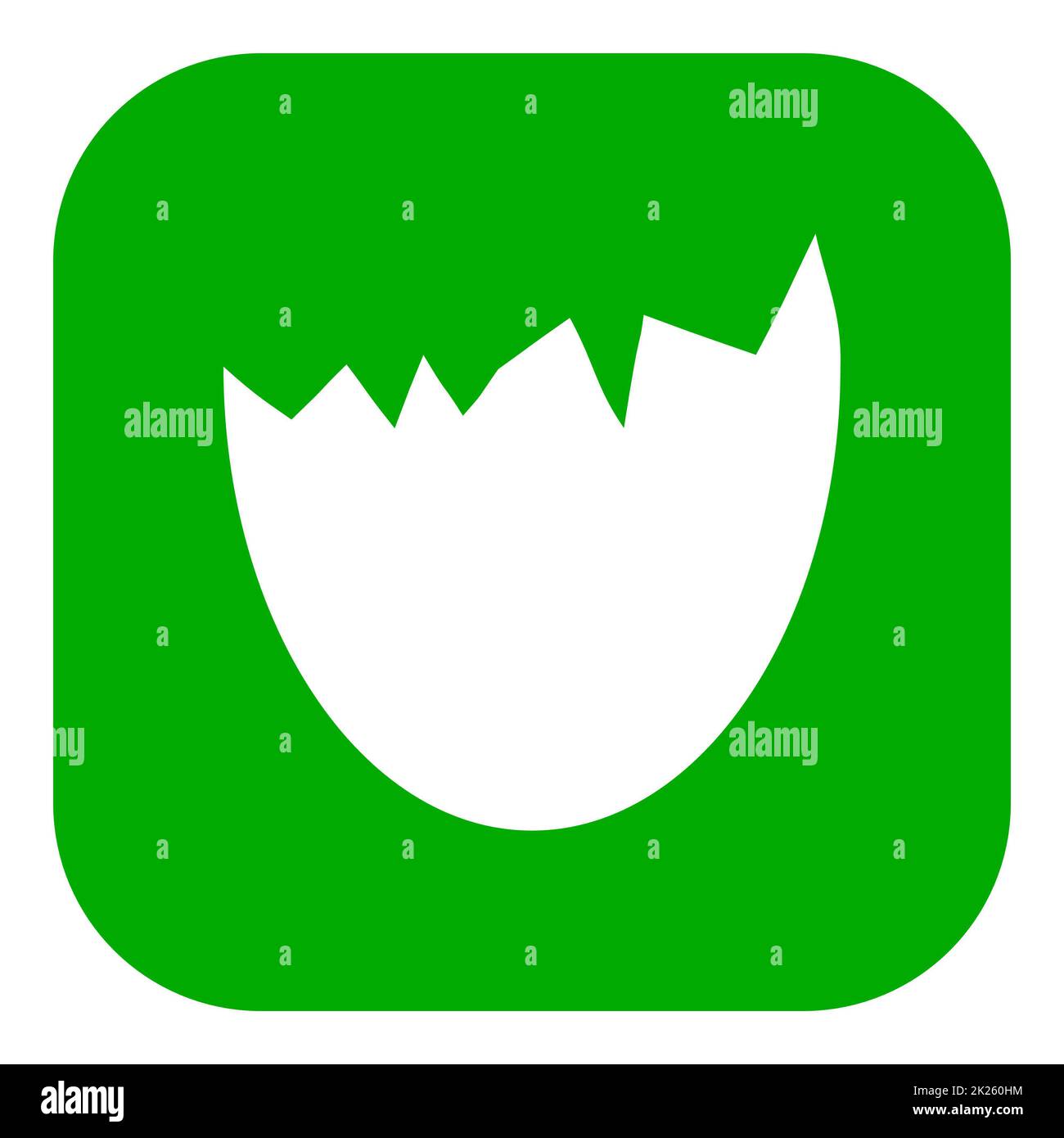 Egg shell and app icon Stock Photo - Alamy