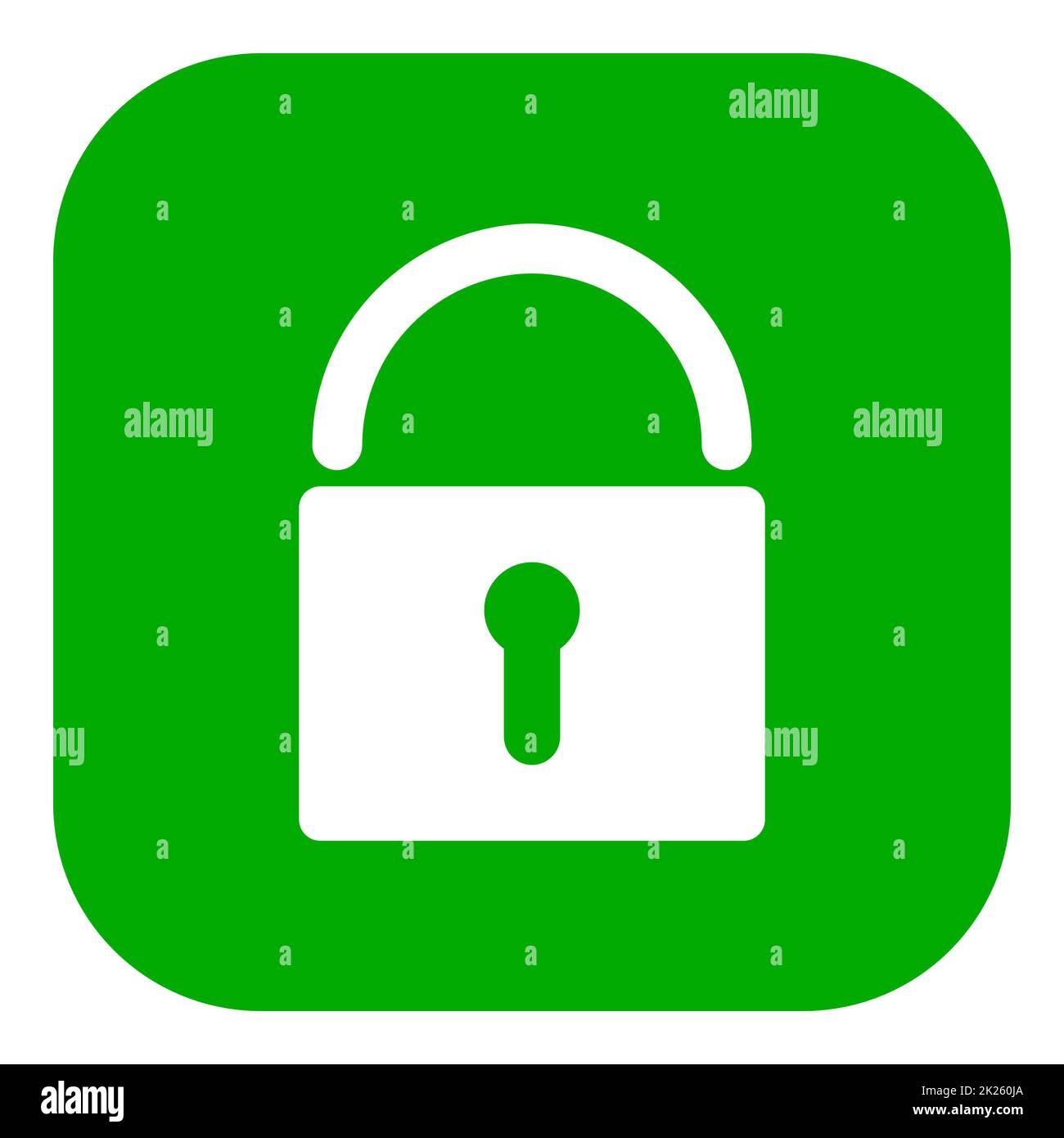 Lock and app icon Stock Photo - Alamy