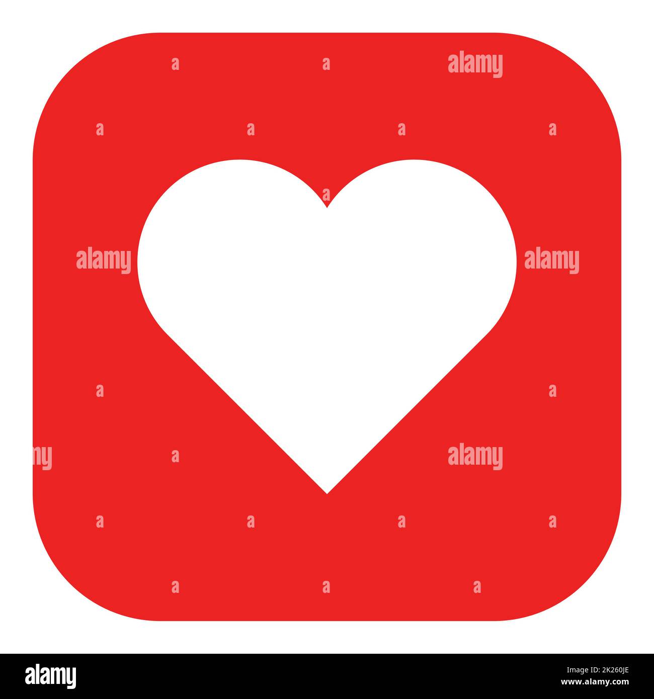 Heart and app icon Stock Photo - Alamy