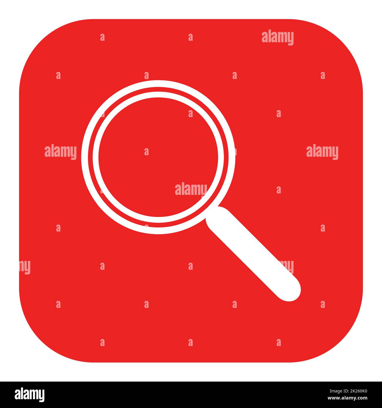 Magnifier and app icon Stock Photo - Alamy